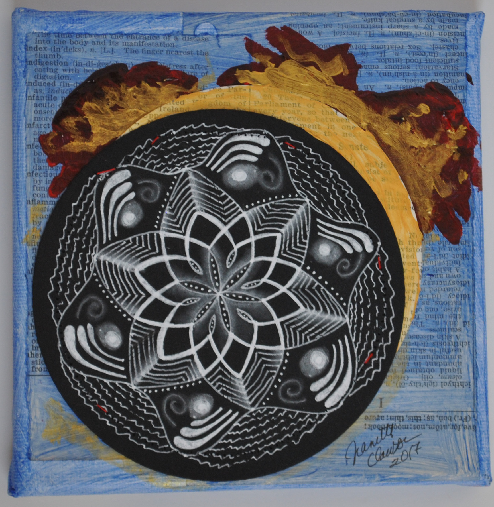 Eclipse Mandala | Jeanette Clawson Art